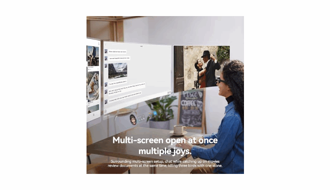 Rokid AR Spatial Glasses silver, AR Glasses Max2 silver with Station2 ...