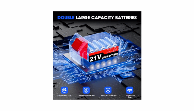 Leaf Blower Cordless with Battery and Charger, Powerful Handheld Air ...