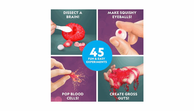 National Geographic Gross Science Kit - 45 Gross Science Experiments ...