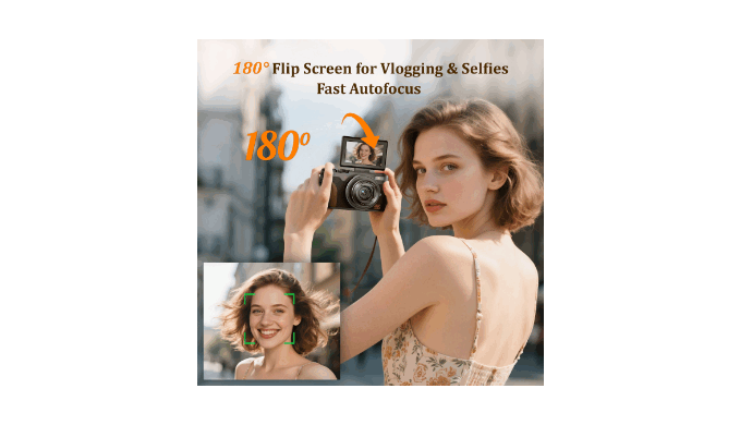 NBD Digital Camera 4K 56MP Cameras for Photography for Youtube with ...