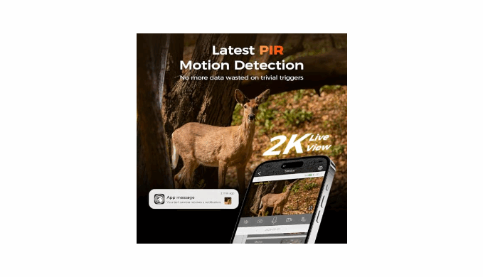 TKENPRO 4G LTE Cellular Trail Cameras, 360° View 2K Live Streaming Game ...