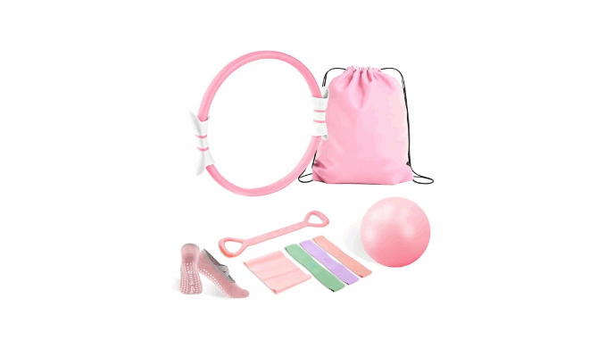 Luscinia Pilates Kit,Home Pilates Ring Kit for Women,Pilates Equipment ...