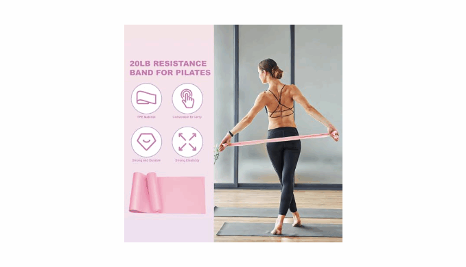 Luscinia Pilates Kit,Home Pilates Ring Kit for Women,Pilates Equipment ...