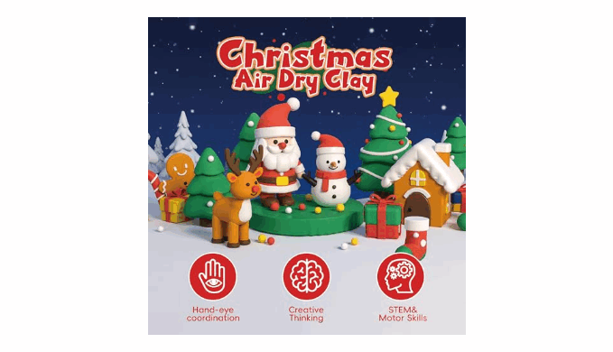 Timetome Air Dry Clay, 12 Boxs Modeling Clay for Kids, DIY Art Crafts ...