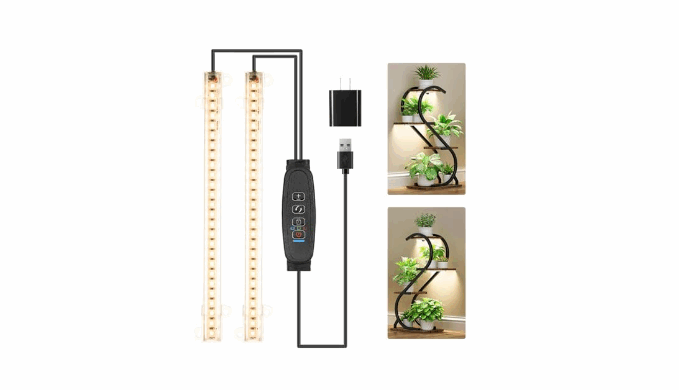 20% off 8.6” Mini Two Strip Growing Lamp for Indoor Plants - Coupon ...