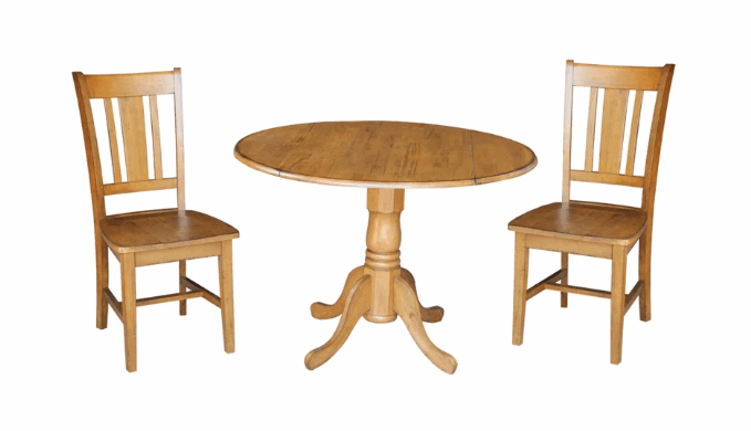 Khodor Solid Wood Solid Wood Top Pedestal Dining Set - Coupon Codes ...