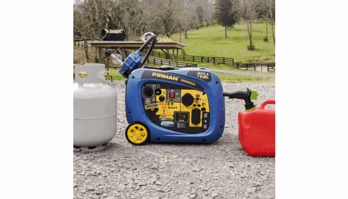 FIRMAN WH03242F 4000W Electric Start Dual Fuel Inverter Generator ...