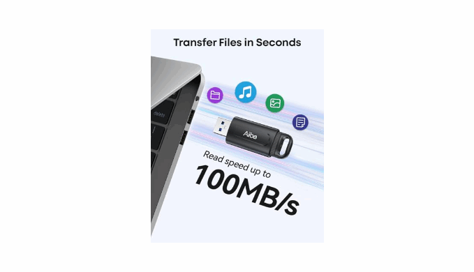 Aiibe 128GB Flash Drive USB 3.0 Thumb Drive up to 100MB/s USB Drive ...