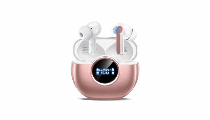 Wireless Earbuds 2025 NEW Bluetooth 5.4 Headphones Bass 3D Stereo,In ...