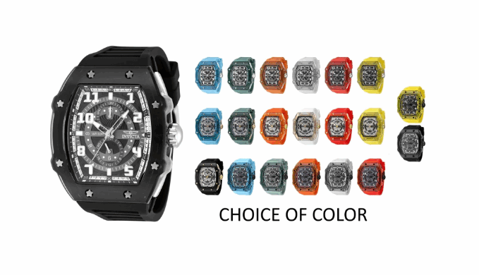 Invicta Racing Men’s 48.5mm Tonneau Quartz Watch - Choice of Color ...