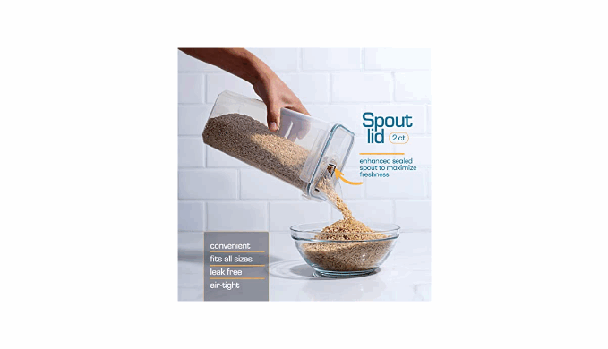 14 PCS Airtight Food Storage Containers with Lids set, BPA Free Leak ...