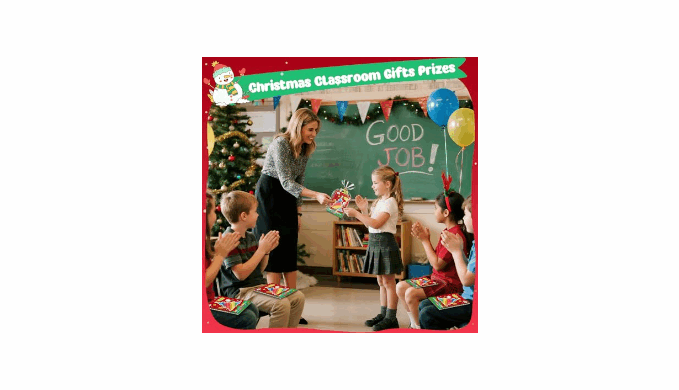 ZMLM Christmas Scratch Art Party Favors: 16 Pack Rainbow Scratch ...