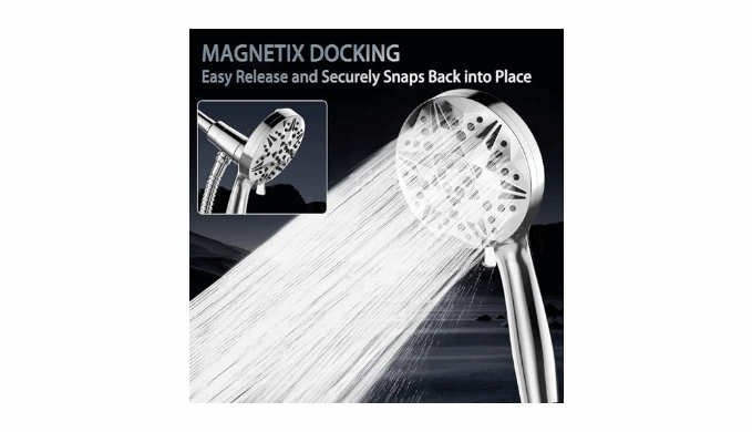 MIKEE Filtered Shower Head with Handheld, High Pressure 10 Spray Mode ...
