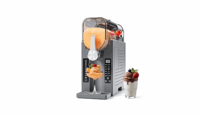 Slushie Machine No Ice Needed, Slushy Machine for Home, Frozen Drink ...