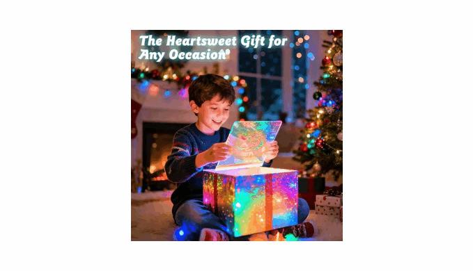 LED Drawing Board for Kids, Rechargeable Light Up Acrylic Dry Erase ...
