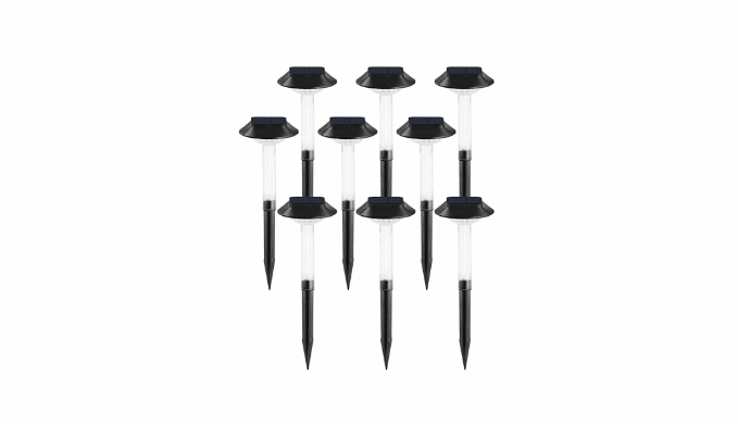 ALEPOD Color Changing Solar Pathway Lights - 6 Pack IP68 Waterproof ...