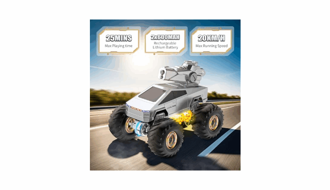 50% off Remote Control Car, 2.4GHz Shoot Water RC Cars - Coupon Codes ...