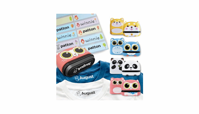 50% off Waterproof Custom Name Stamp for Kids Clothing - Coupon Codes ...