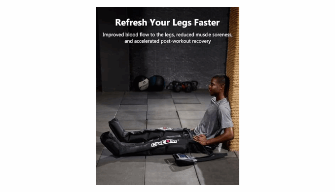 CINCOM Cordless Leg Recovery System with Dynamic Compression Massage ...