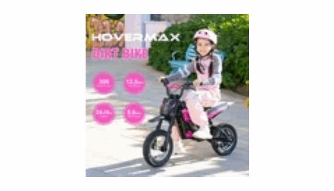 HOVERMAX 24 V H12M Electric Dirt Bike Powered Ride-On Toy with Flexible 3 Modes - Coupon Codes ...