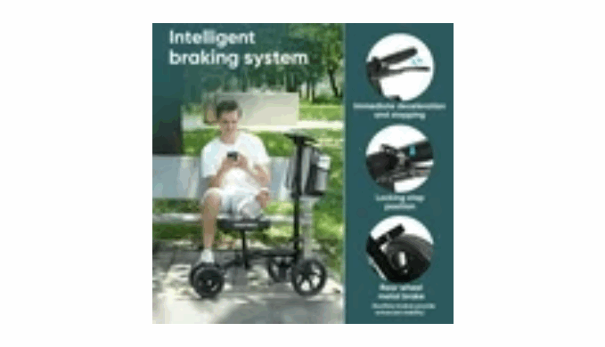 COSYWILL Steerable Knee Scooter,Economy Knee Walker,All Terrain ...