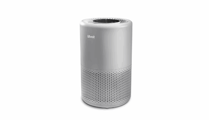 Levoit Core 200s Smart Air Purifier Gray: 1-Year Warranty, 4 Settings ...