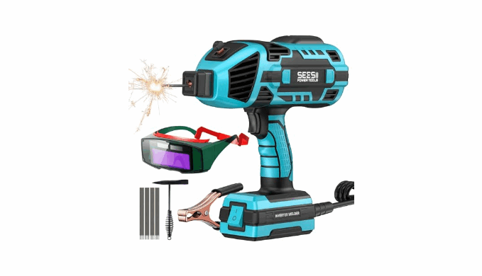 Seesii Portable Welder Handheld, 110V 120A Portable Welding Machine ...