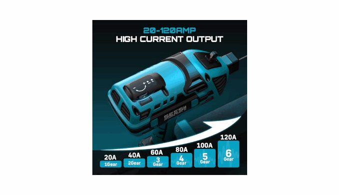 Seesii Portable Welder Handheld, 110V 120A Portable Welding Machine ...