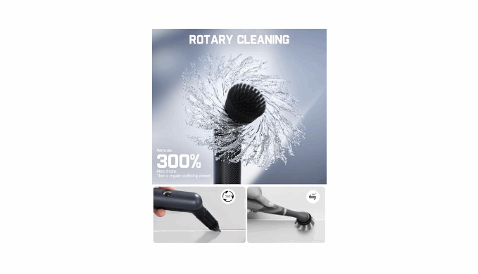 Fanttik G9 Nano Cordless Spin Scrubber with NeoPulse Motor, IPX7 ...