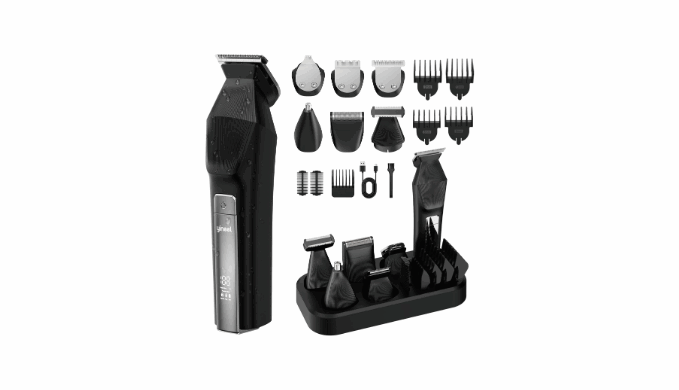 Yineel HC600 Beard Trimmer for Men, All-in-One Cordless Grooming Kit ...