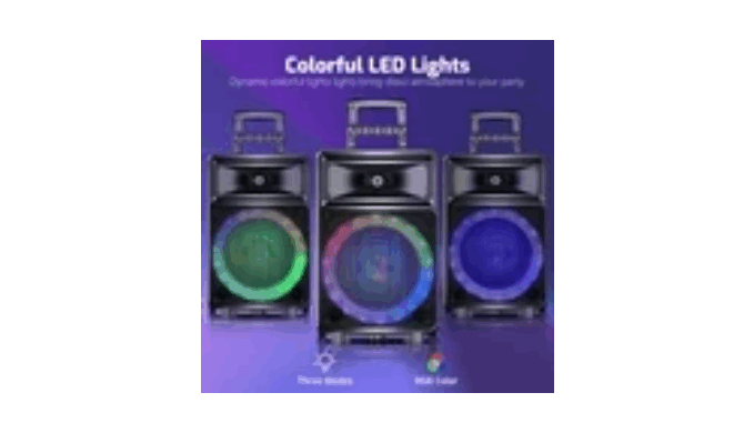 Seenda Karaoke Machine with 2 Wireless Microphones, Bluetooth Speaker ...