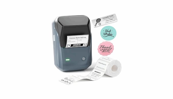 NIIMBOT B1 Label Maker Machine with Tape, Thermal Label Printer Easy to ...