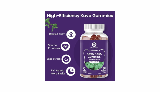 Kava Gummies 500mg, High Absorption Kava Root Extract Supplement With ...