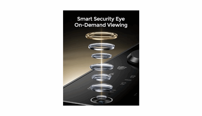 WiFi Video Smart Lock with Camera & Handle - 6-in-1 Keyless Entry ...