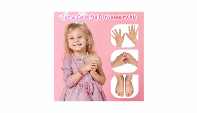 Accevo Unicorn Gifts for Girls, Bracelet Making Kit, 1370PCS Charm ...