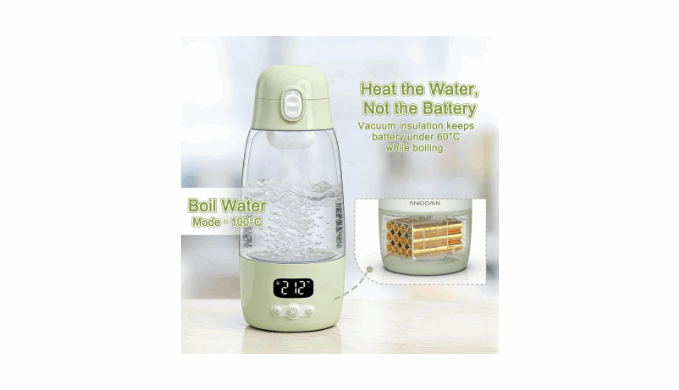 Portable Bottle Warmer for Travel, 17.8oz Baby Bottle Warmer for ...