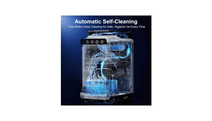 Kismile Countertop Ice Maker, 6‑Min Fast Bullet Ice Machine, 26lbs/24H ...