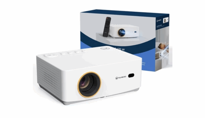 Vankyo Leisure 470W 720P Portable Projector with Wireless Connectivity ...