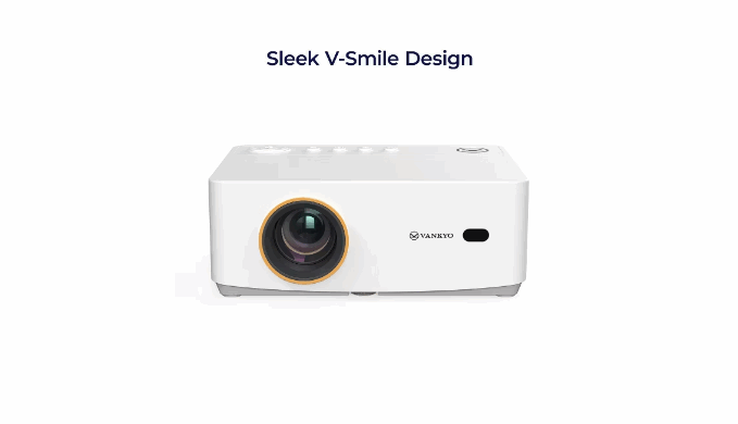 Vankyo Leisure 470W 720P Portable Projector with Wireless Connectivity ...