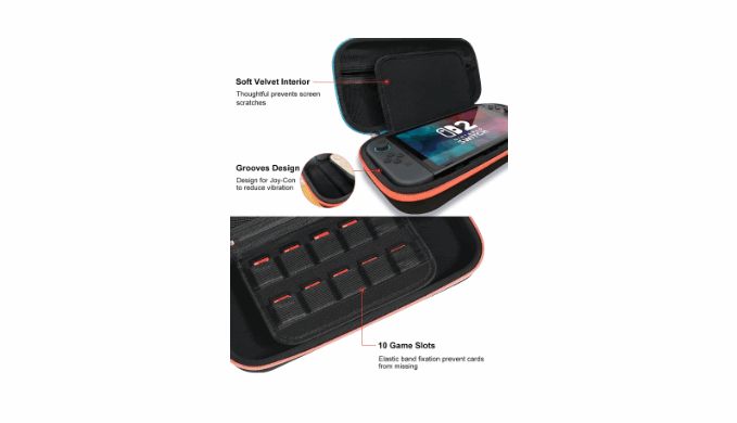 JUANWE Switch 2 Case | Carrying Case for Nintendo Switch 2, Portable ...