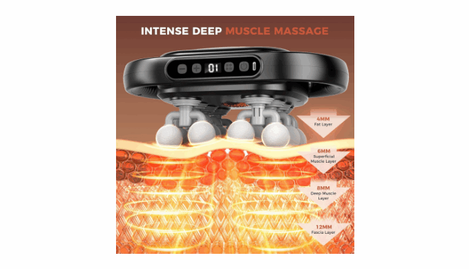 Beyn New 16-Head Massage Gun Set - 16 Gray Heads Included, 30 Speed ...