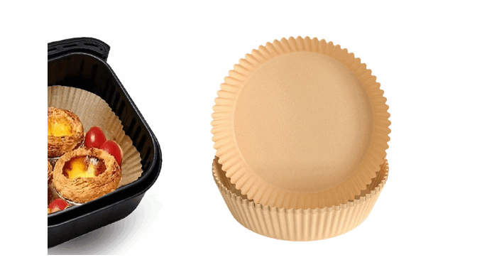 100Pcs Disposable Parchment Paper Trays for Air Fryer Oven - Coupon ...