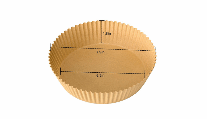 100Pcs Disposable Parchment Paper Trays for Air Fryer Oven - Coupon ...