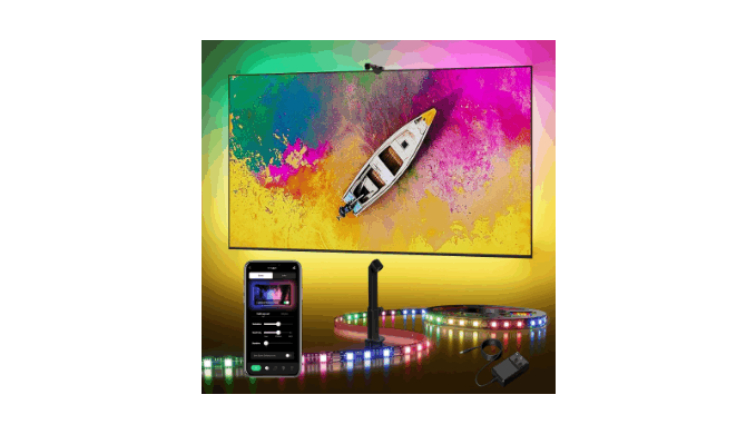 TV Backlight LED 15ft - TV Backlight Sync to Screen PC Monitor for 55 ...