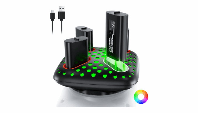 Rechargeable Battery Packs for Xbox Controller, 4X5180mWh Xbox Series X ...