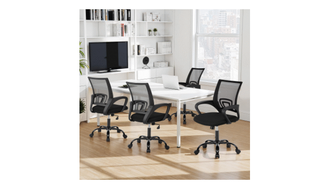 BestOffice Ergonomic Home Office Chair, Adjustable Lumbar Support and ...